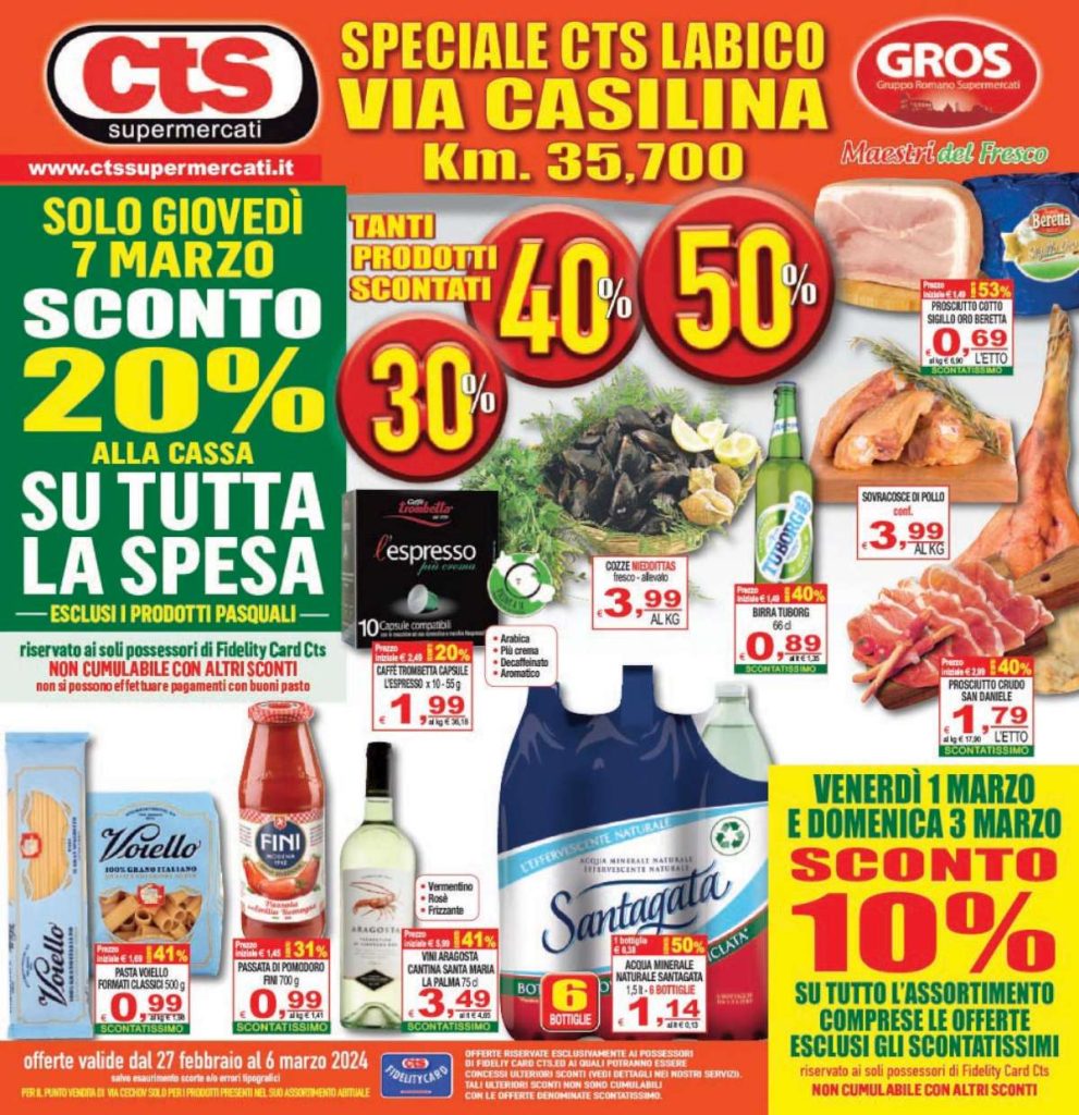 Offerte e volantini - CTS Supermercati